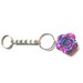 Carved Rose Flower Style Silver Tone Charm Key Chain - Flower Chain Key ...