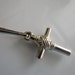 Silver Tone Carved Cross Charm for Zipper Pull on Jackets and Purses ...