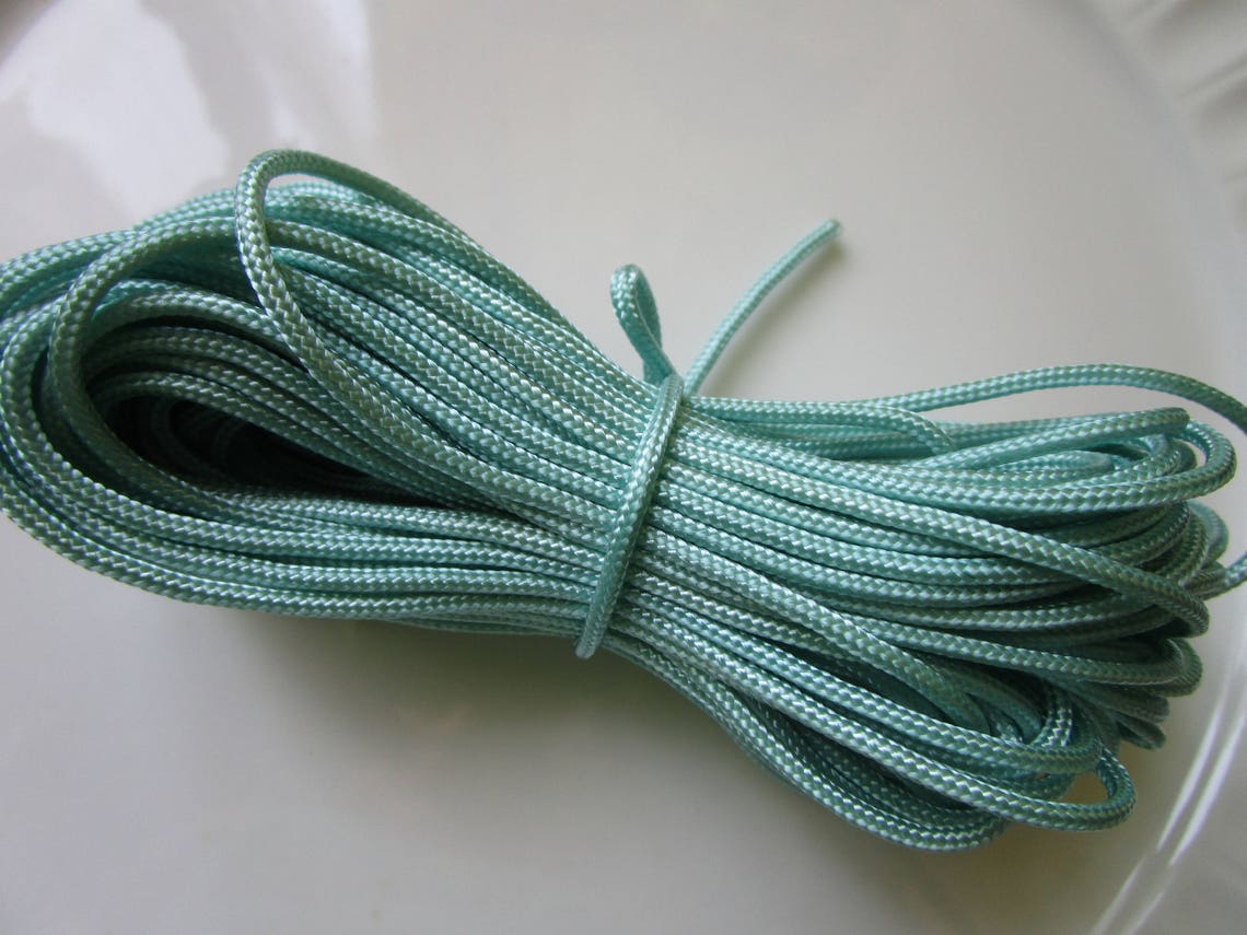 Green Braid Cord 3mm 16 Yds 48 Feet Nylon Cord Macrame - Etsy Canada