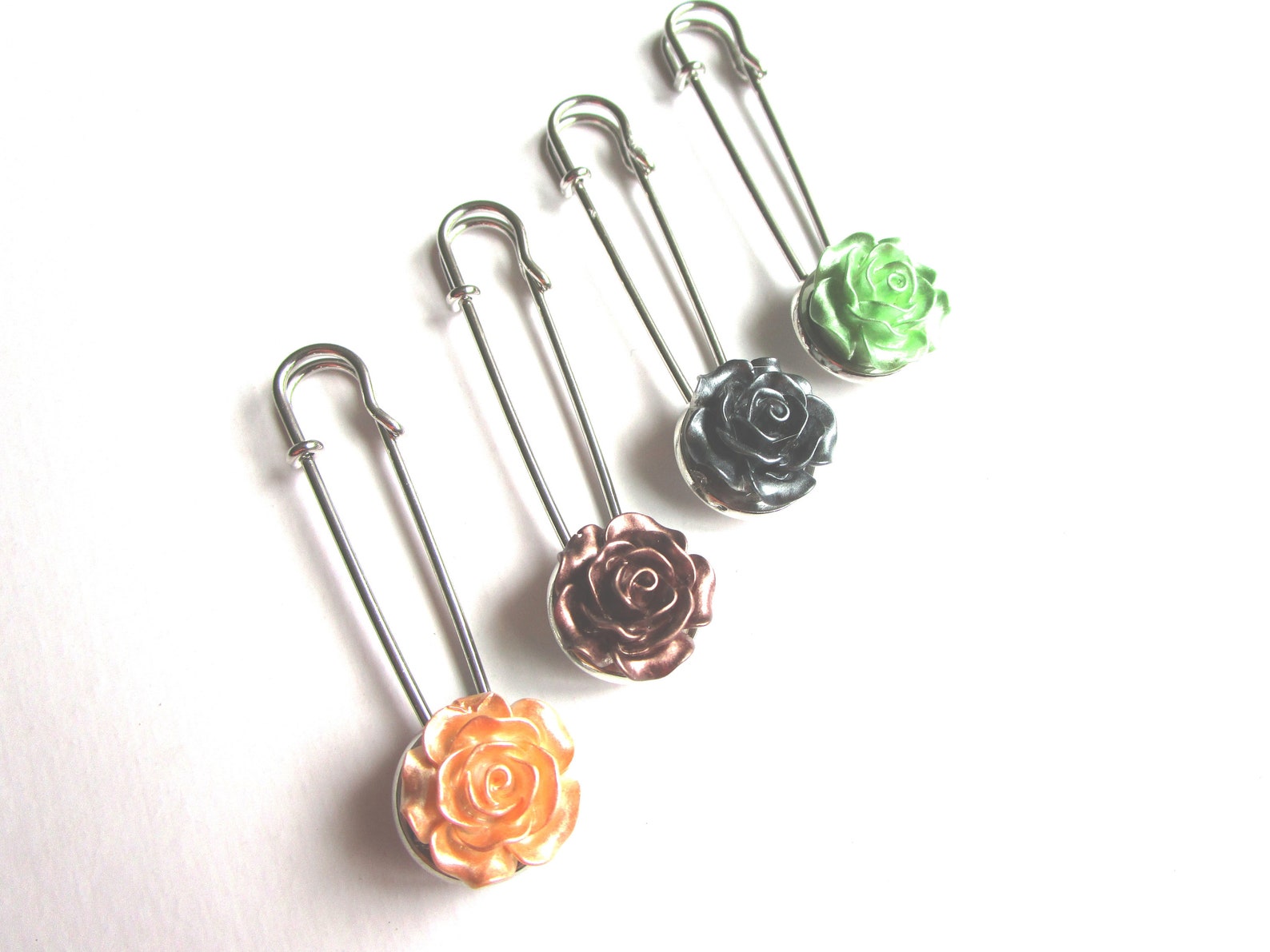 Rose Flower Fashion Pins Wedding Pins Bridal Pins Rose | Etsy Canada