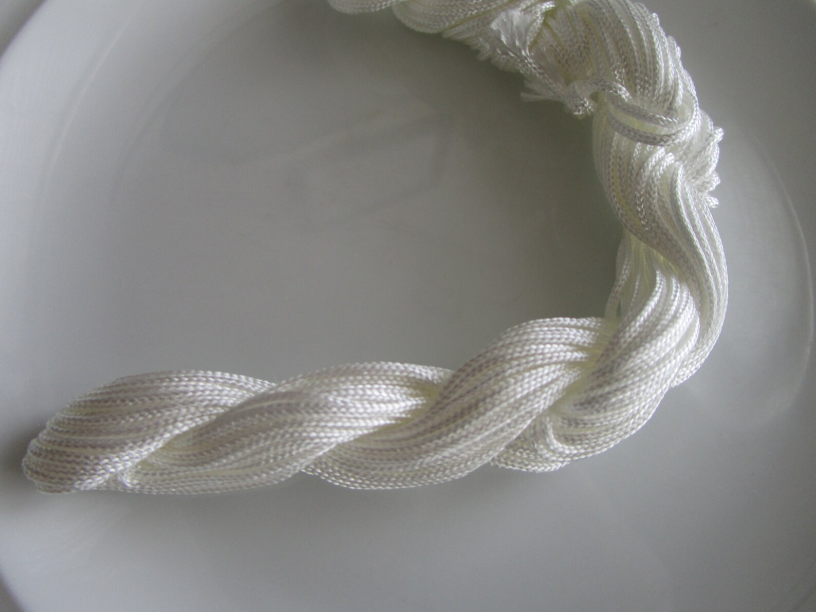 White Braid Cord 2mm 16 Yds 48 Feet Nylon Cord Macrame - Etsy Canada