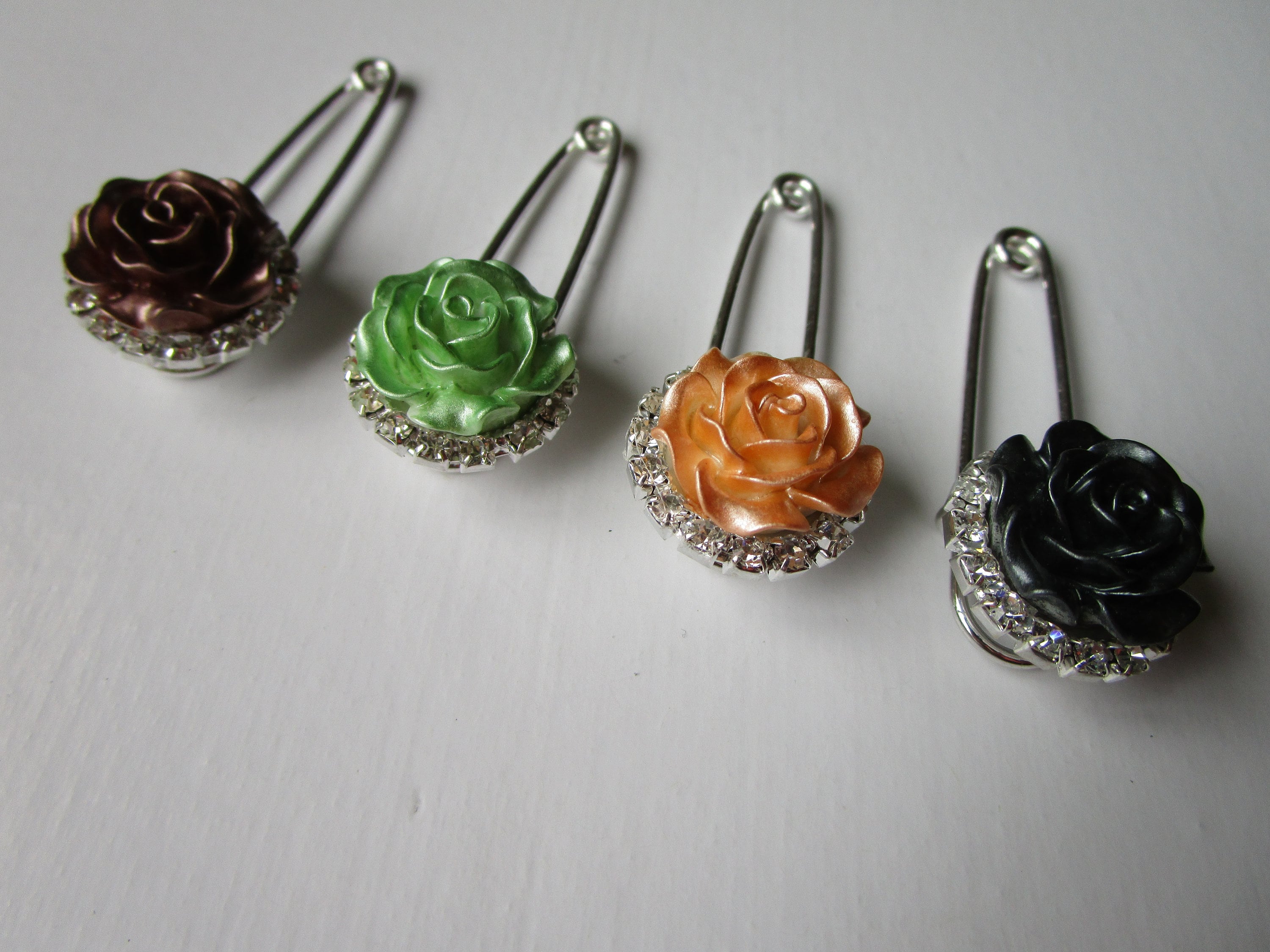 Rose Flower Fashion Pins Wedding Pins Brooches Rose - Etsy Canada