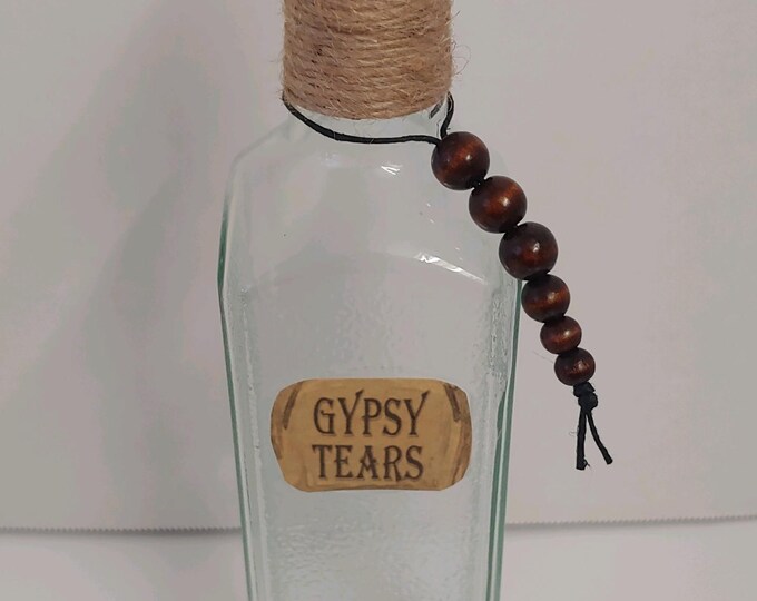 Custom gypsy Tears Decorative Bottle for Brenda - Etsy
