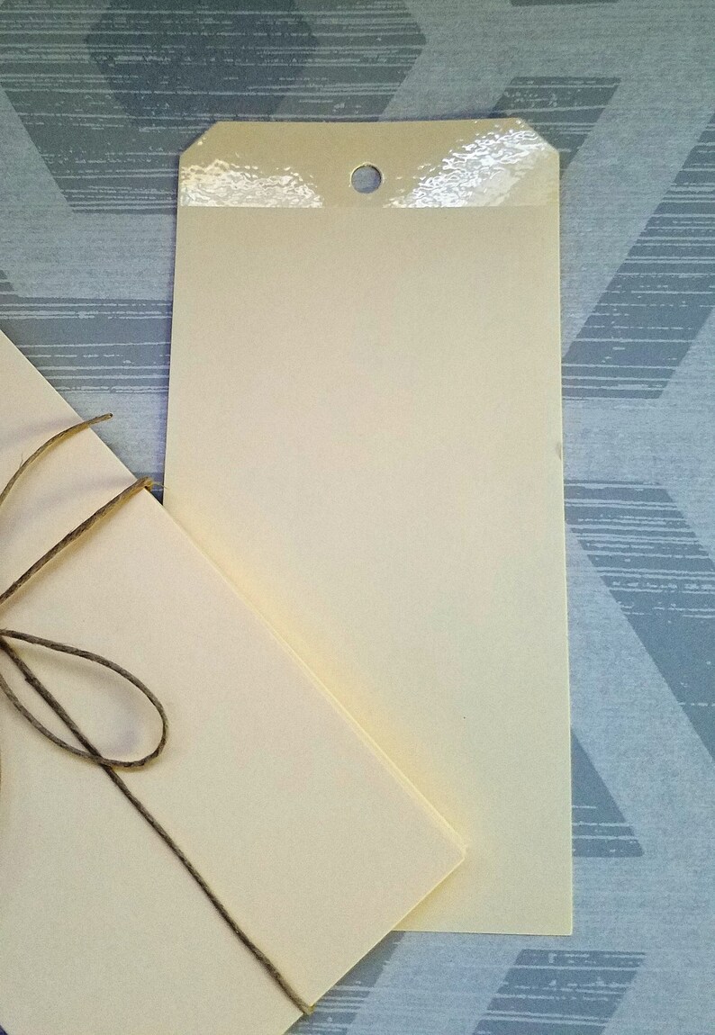 Blank 6 1/4 X 3 1/8 Manila Paper Craft Shipping - Etsy