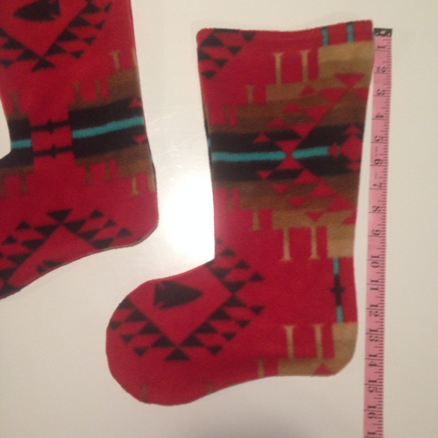Handmade Polar Fleece Christmas Stocking - Etsy UK