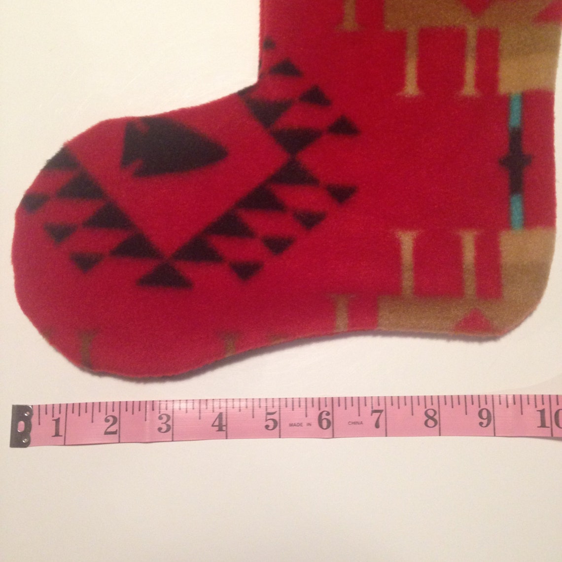 Handmade Polar Fleece Christmas Stocking - Etsy