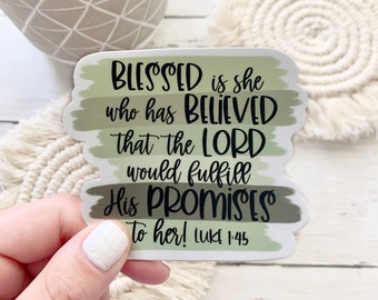 Luke 1 45 | Etsy