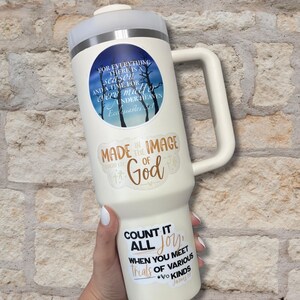 Made in the Image of God Sticker, Christian Stickers, Laptop Stickers ...