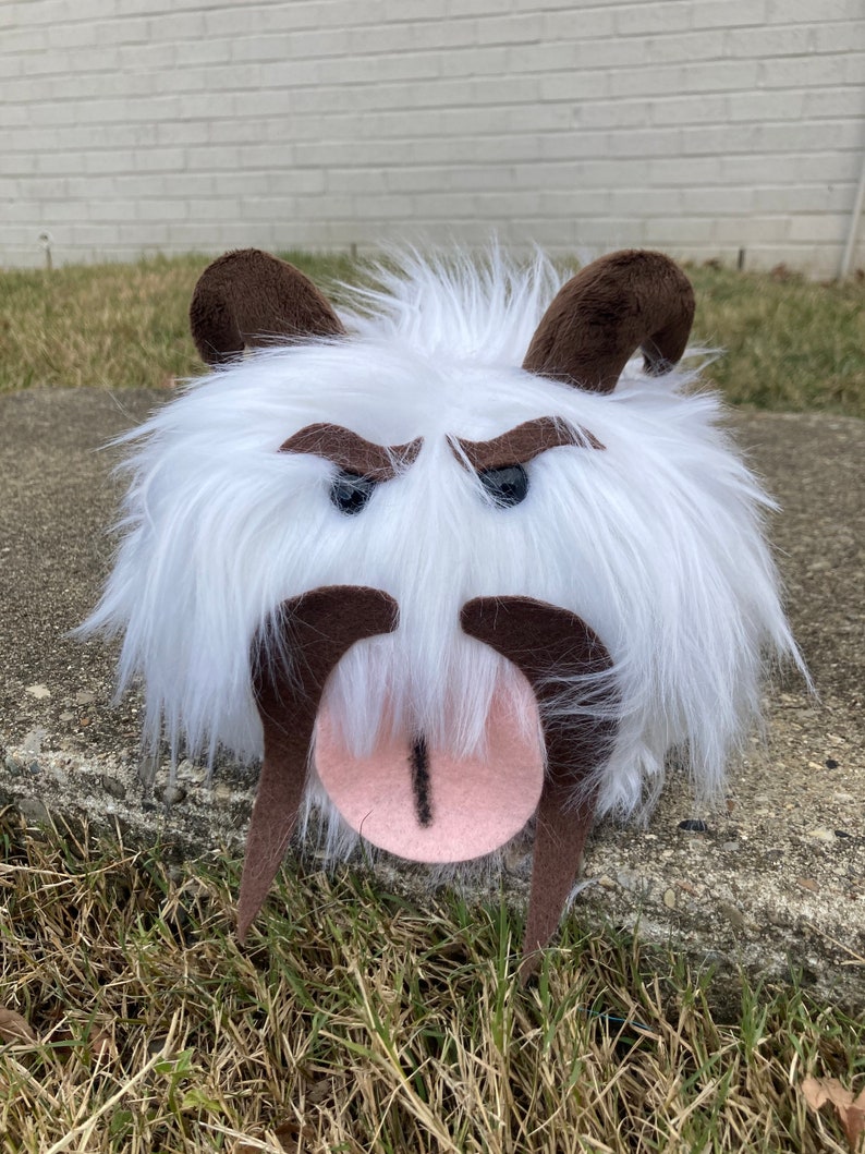 Poro From League of Legends Inspired Furry Stuffed Animal With | Etsy
