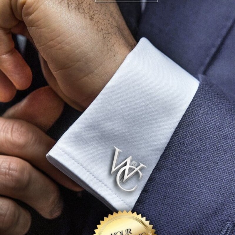 Monogram Cufflinks - Etsy