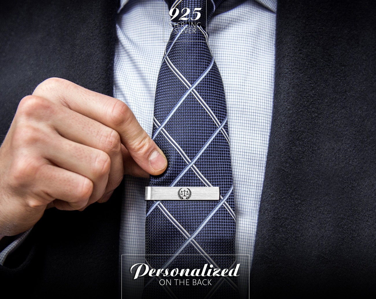 Lawyer Tie Clip engraved Gift for Attorney Law graduation | Etsy