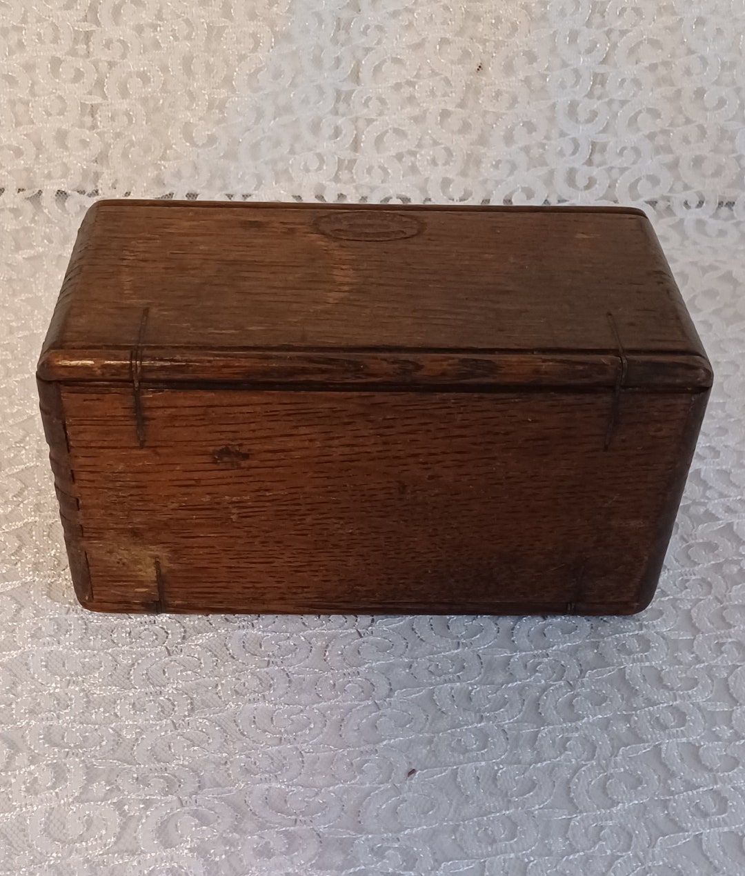 Antique 1800's Wooden Foldable Storage Box / Puzzle Box Sewing ...