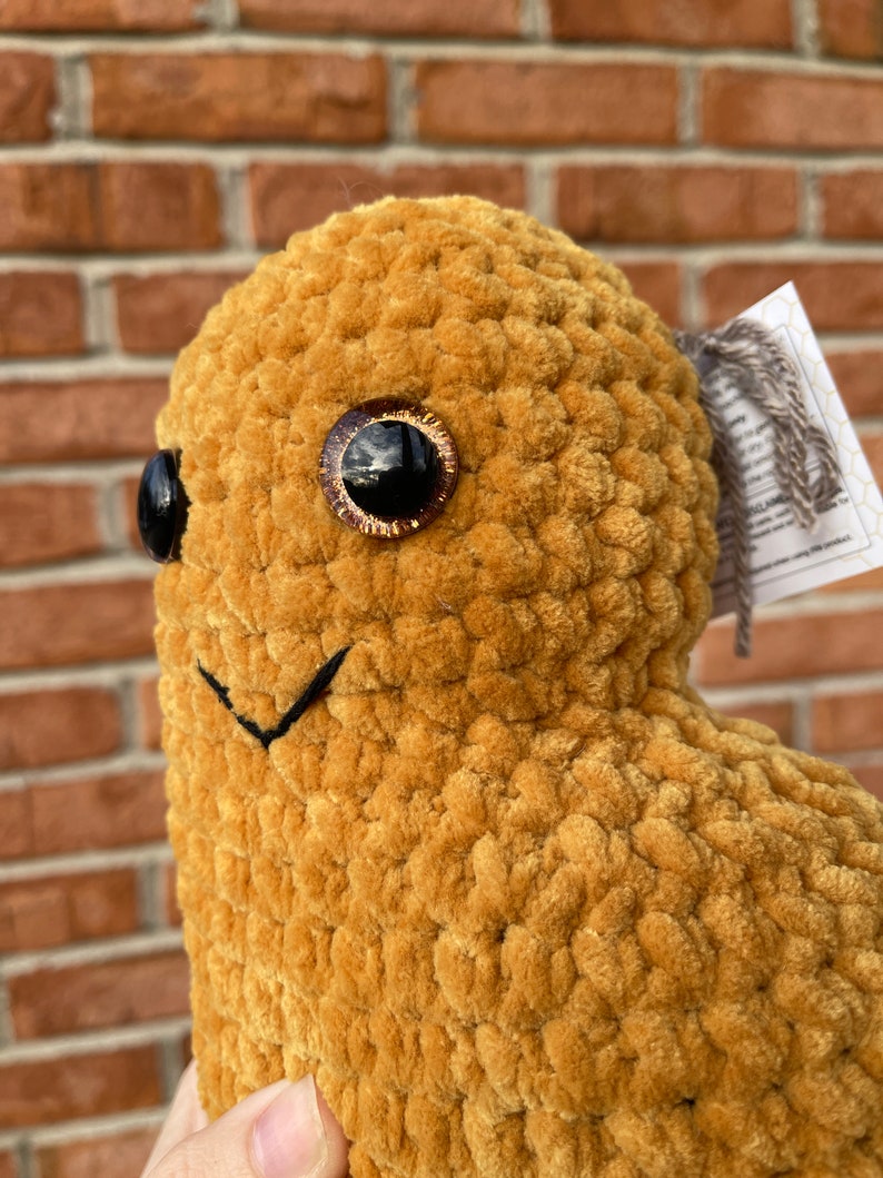 Jumbo Chicken Nugget Amigurumi Plush Handcrafted Crochet Comfort Food ...