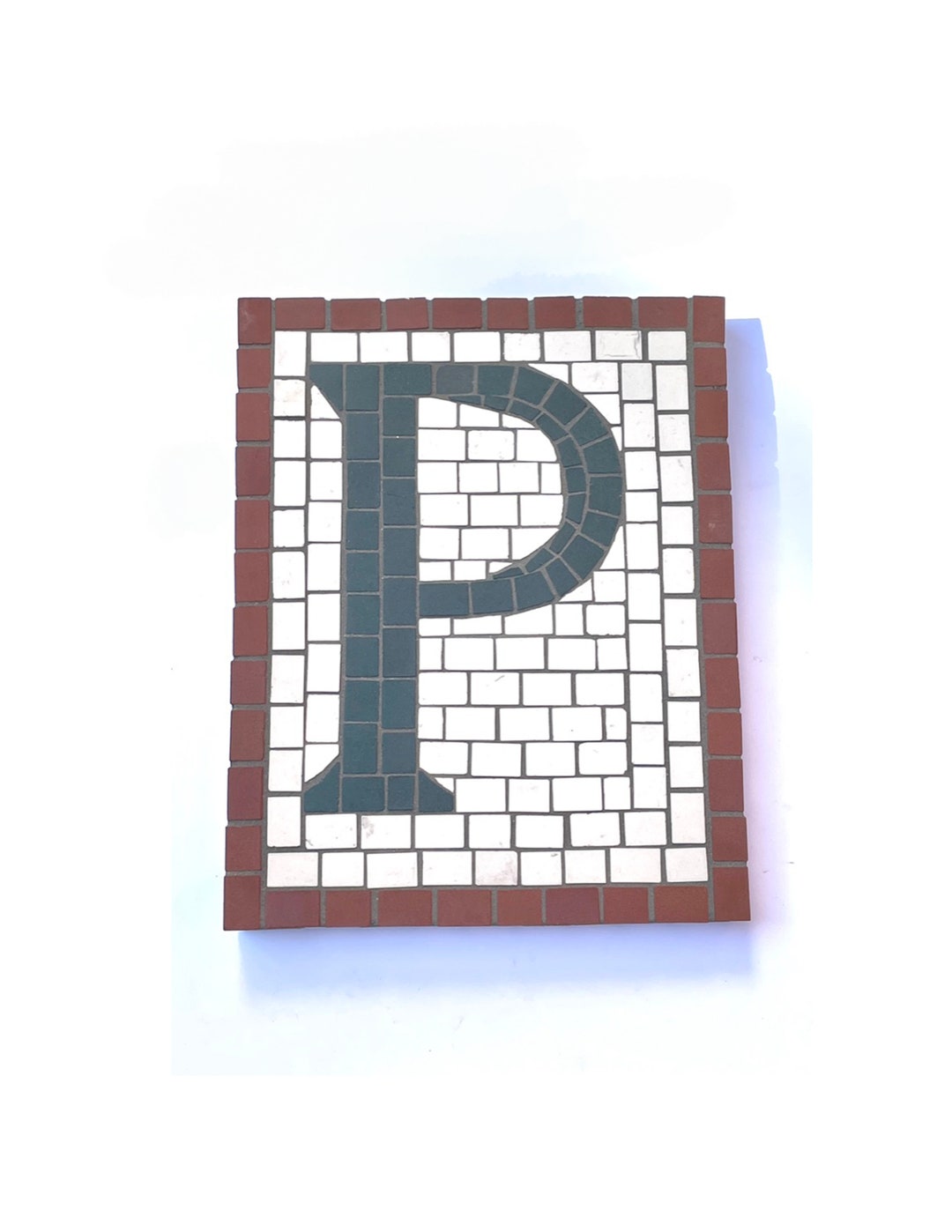 NYC Subway Tile Mosaic Letter Art – Custom Porcelain Sign (8x10) - Etsy