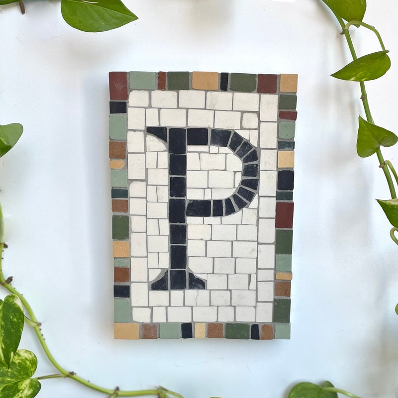Mosaic Letter - Etsy