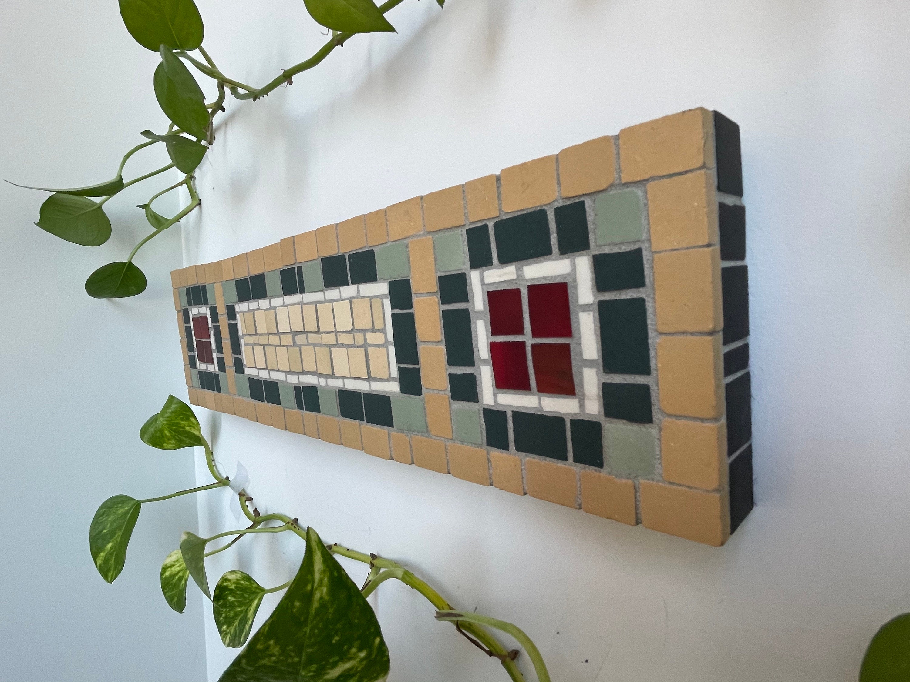 NYC SUBWAY Mosaic Large Detail-authentic Porcelain Tile/custom Work ...