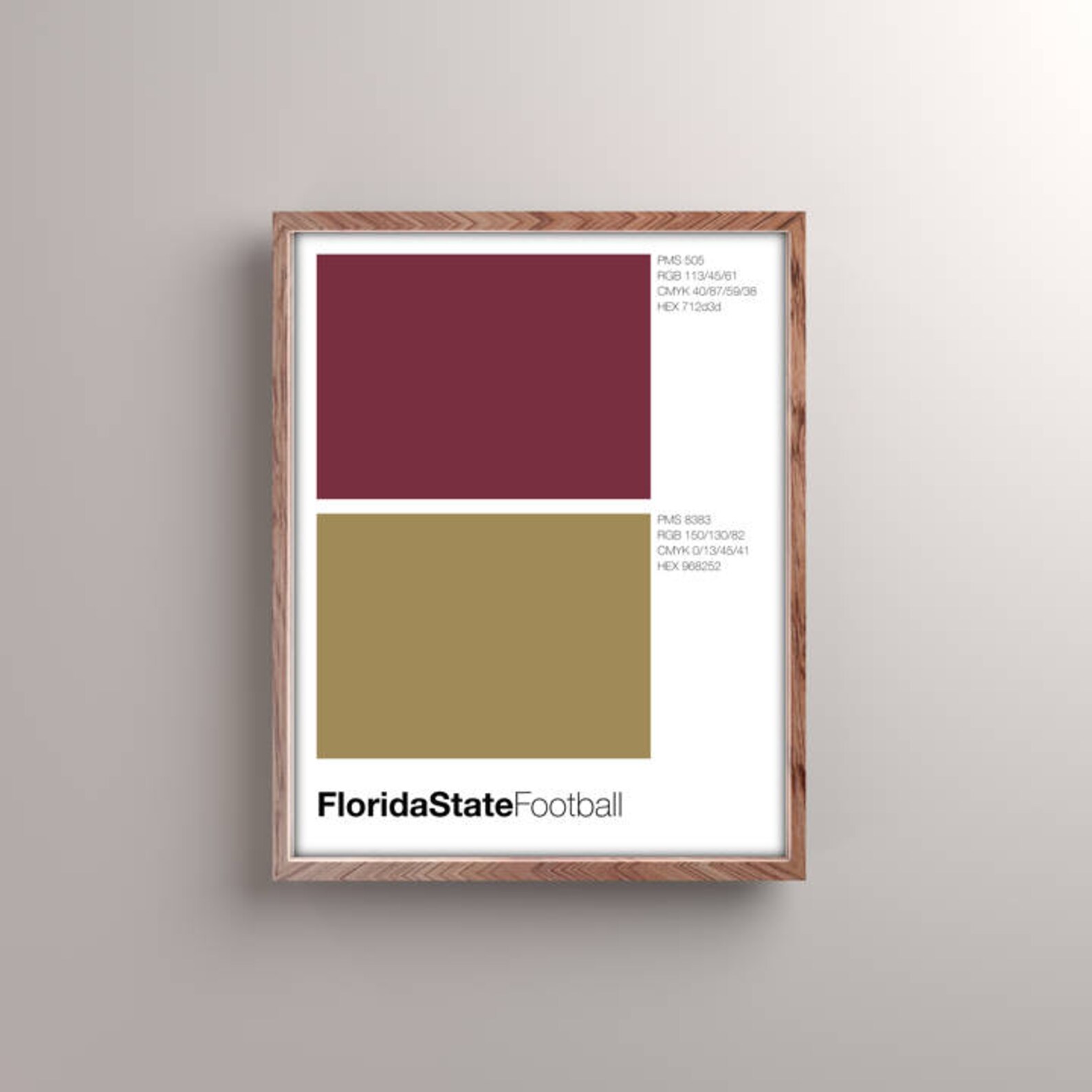 Florida State Color Swatch Unframed Minimalist Print 11x14 - Etsy