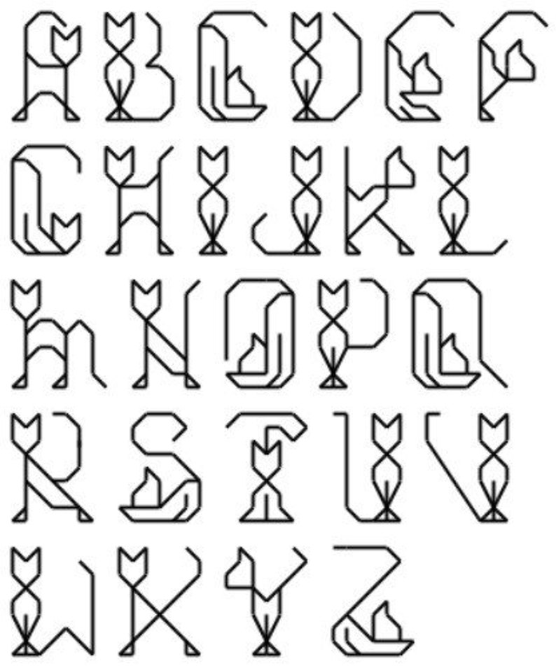 Initials Earrings Cat Lovers Jewelry Personalized Hand - Etsy