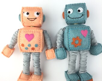 Robot plush | Etsy
