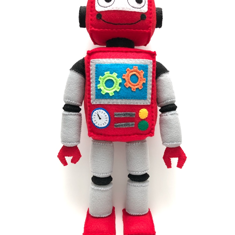 Robot Plush - Etsy