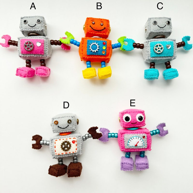 Robot Plush - Etsy