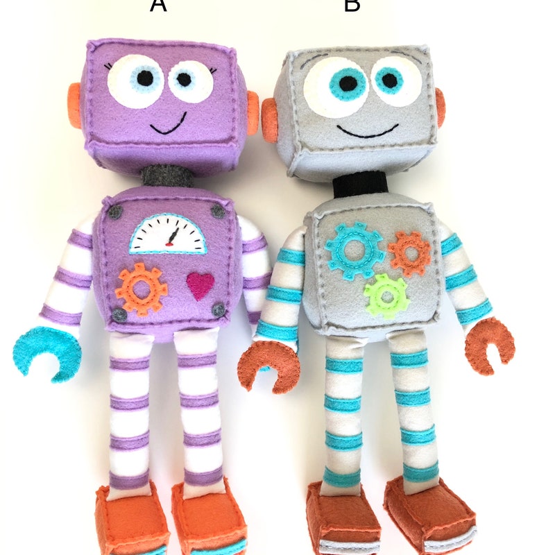 Robot Plush - Etsy