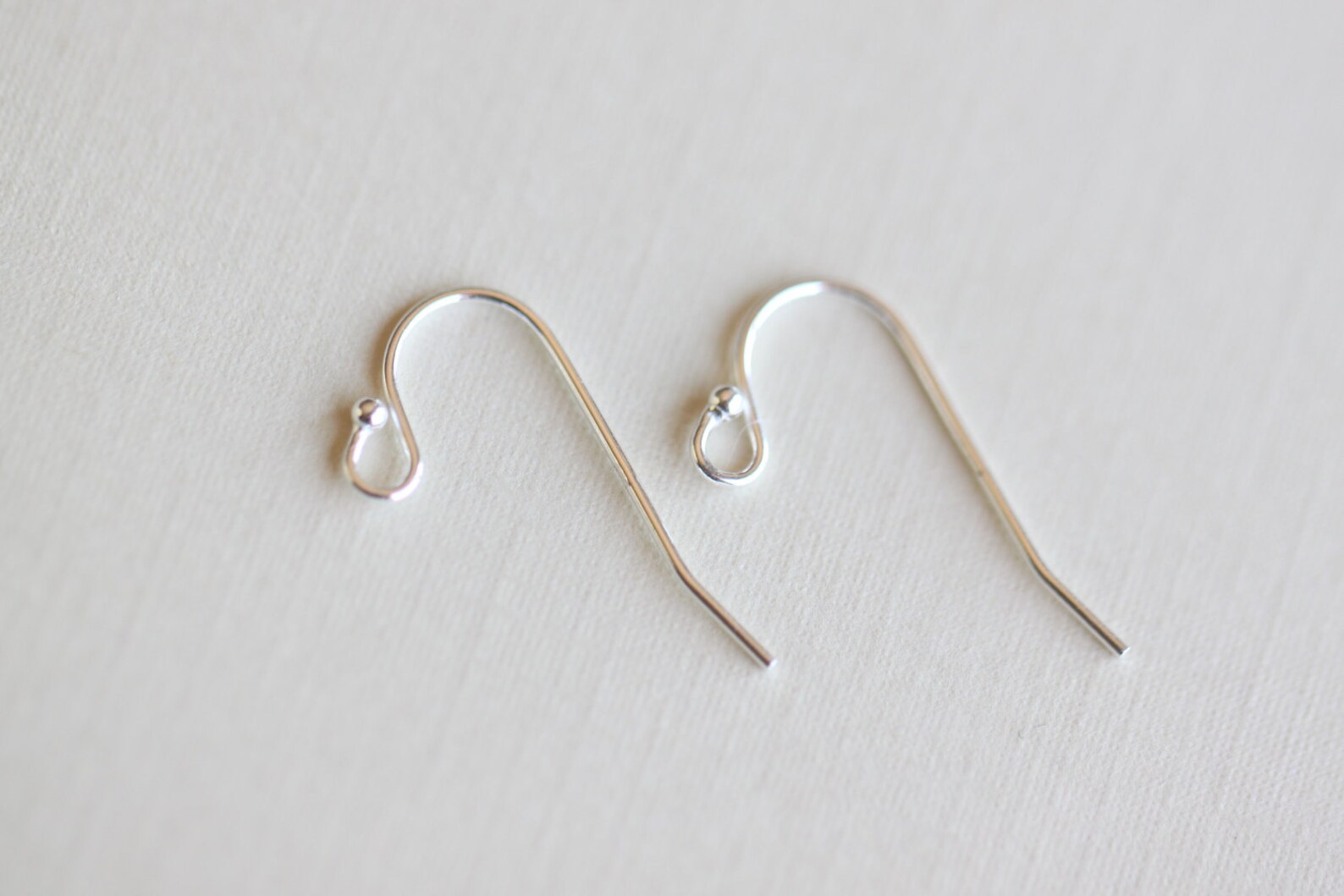 10 PCS Sterling Silver Ball Ear Wires 5 pair earwires hooks | Etsy
