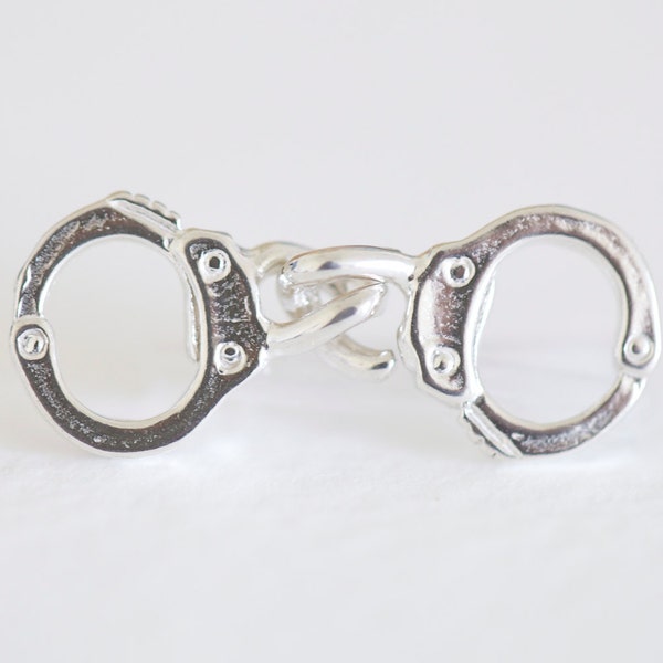 Silver Handcuff - Etsy