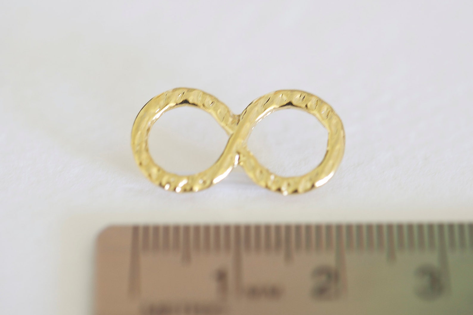 Glossy Vermeil Gold Infinity Sign 925 Silver Infinite Love - Etsy
