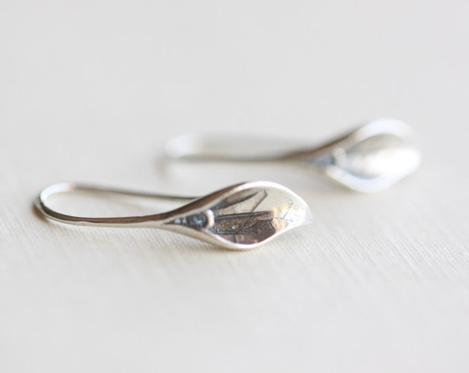 Calla Lily Sterling Silver Earwires - Arum Lily, Cala Lily Flower ...