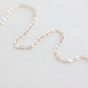 14k Gold Filled Flat Cable Chain - 2x1.5 Mm Basic Flat Cable Chain ...