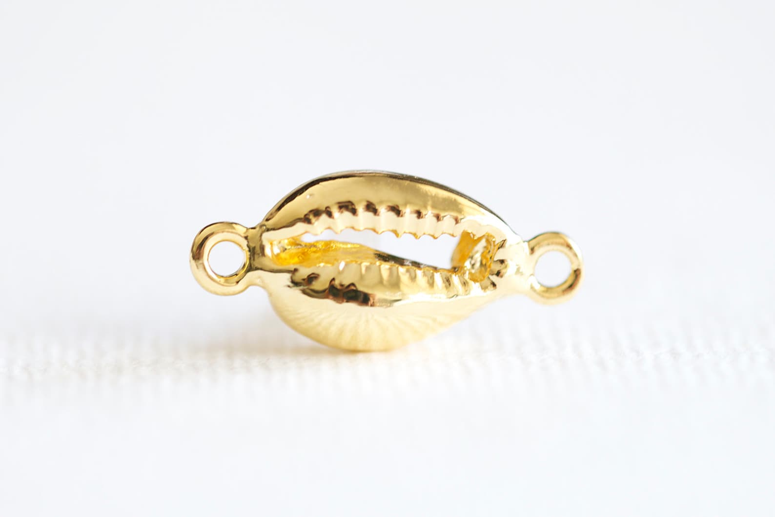 Small Cowry Shell Charm - Vermeil Gold or Sterling Silver Cowrie Conch ...