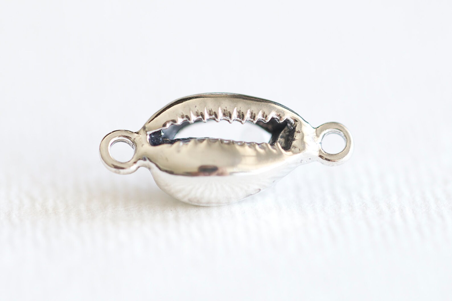 Small Cowry Shell Charm - Vermeil Gold or Sterling Silver Cowrie Conch ...
