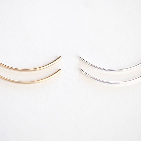 Curved Tube Beads - Etsy