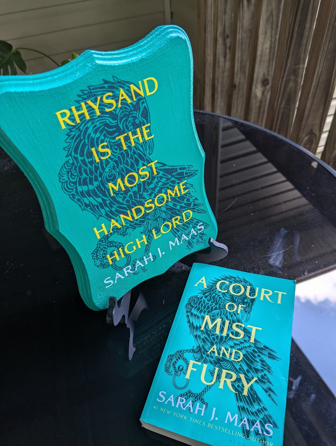 ACOMAF Book Cover Wood Plaque Rhysand is the Most Handsome High Lord - Etsy