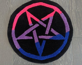 Small Pentagram Rug - Etsy