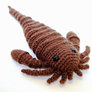PDF PATTERN - Crocheted Eurypterid Sea Scorpion Amigurumi Paleo Plushie ...