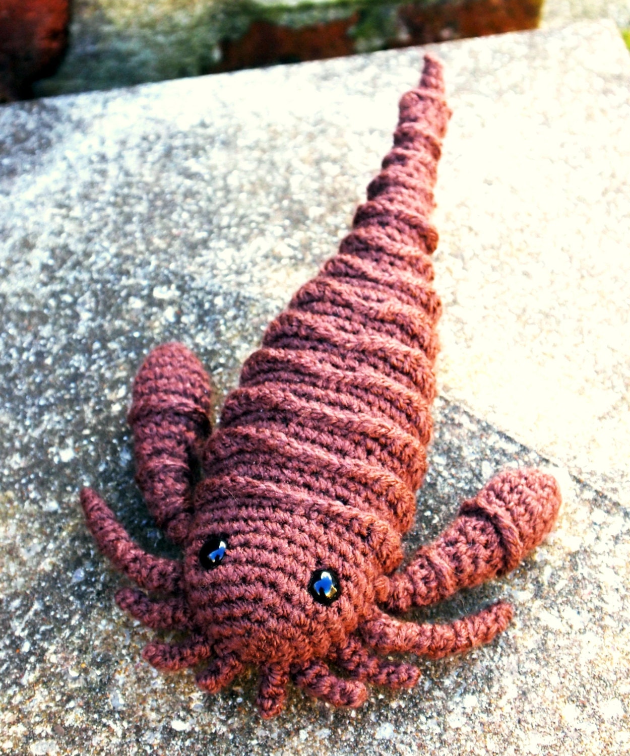 PDF PATTERN - Crocheted Eurypterid Sea Scorpion Amigurumi Paleo Plushie ...