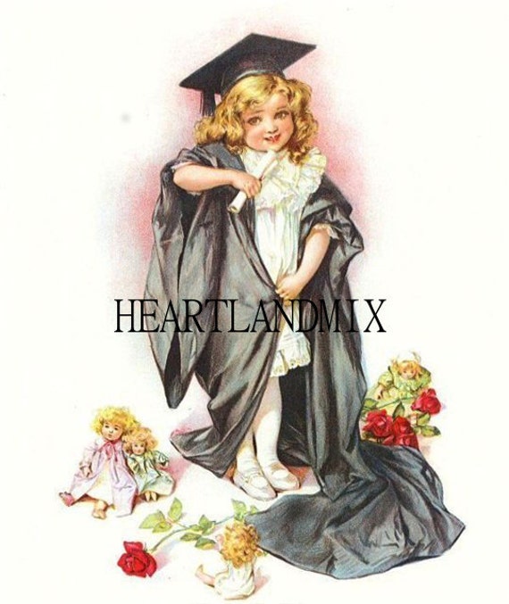 Vintage Graduation Card