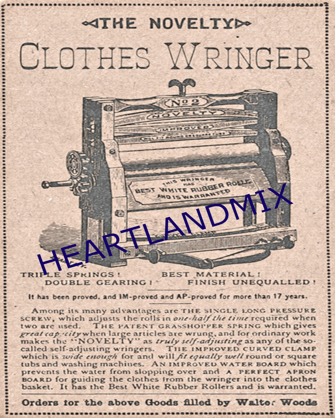 Laundry Wringer Art Graphic Digital Download Printable Wall Art Image ...