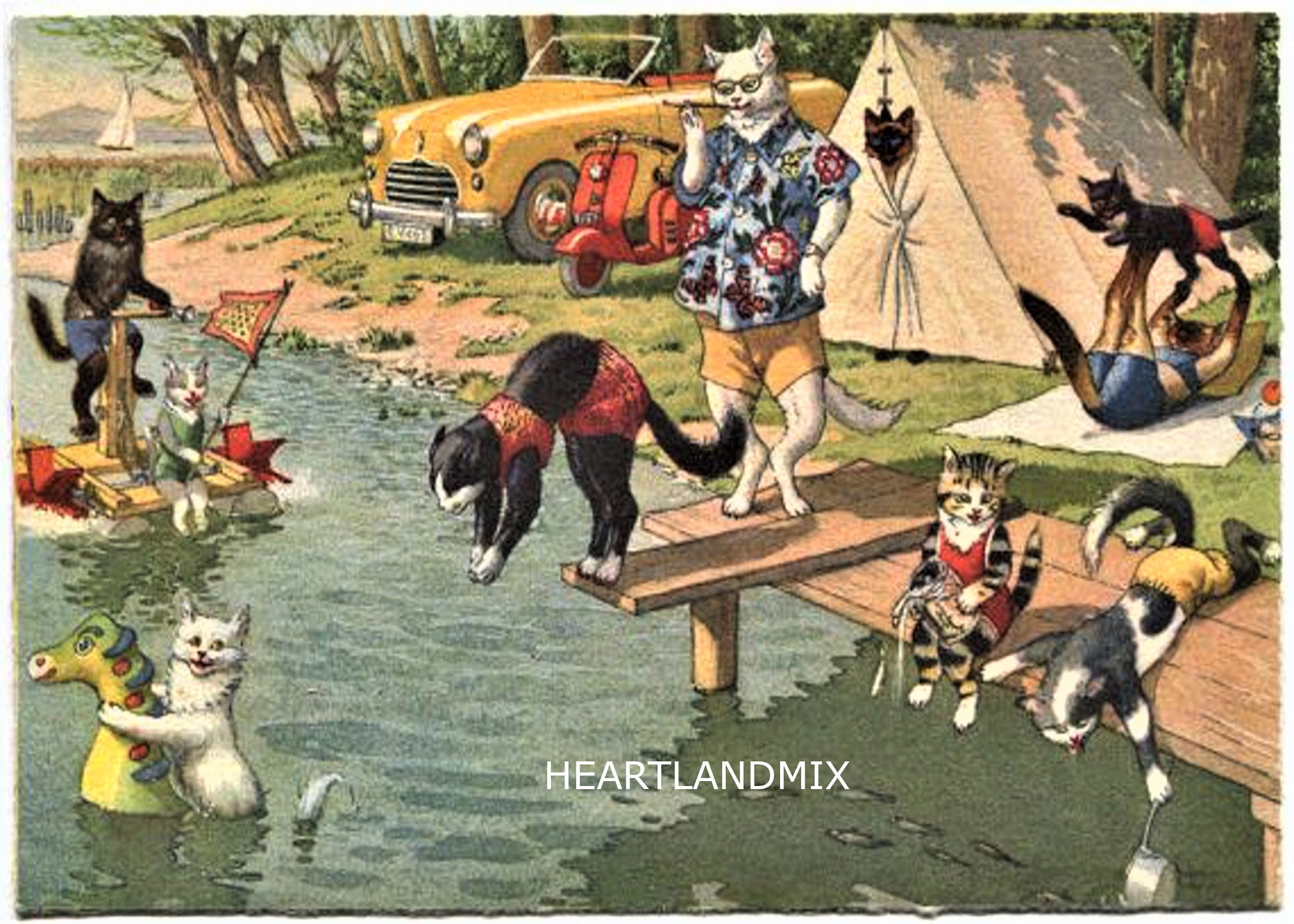 Vintage Summer Postcards