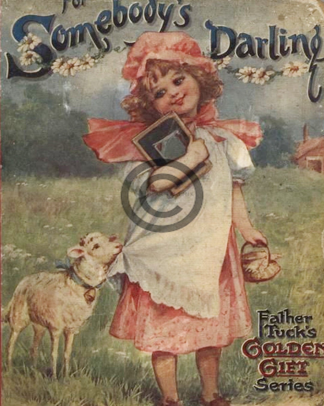 Antique Reading Book Illustration Digital Image Download Printable Wall ...