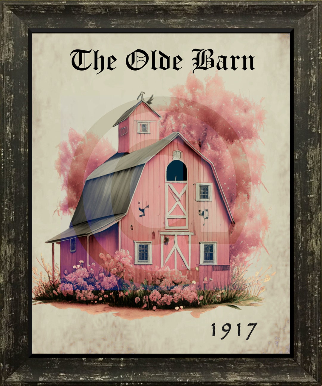 The Olde Barn Farmhouse Digital Download Print - Etsy
