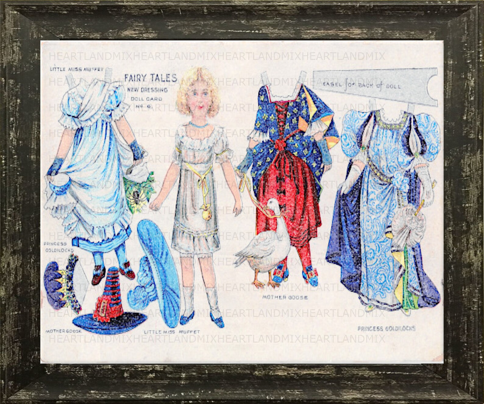 Vintage Fairy Tale Paper Doll Images Digital Download - Etsy