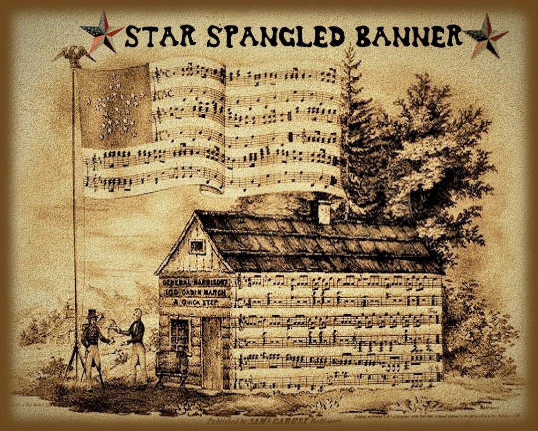 Star Spangled Banner Wall Art Print - Etsy