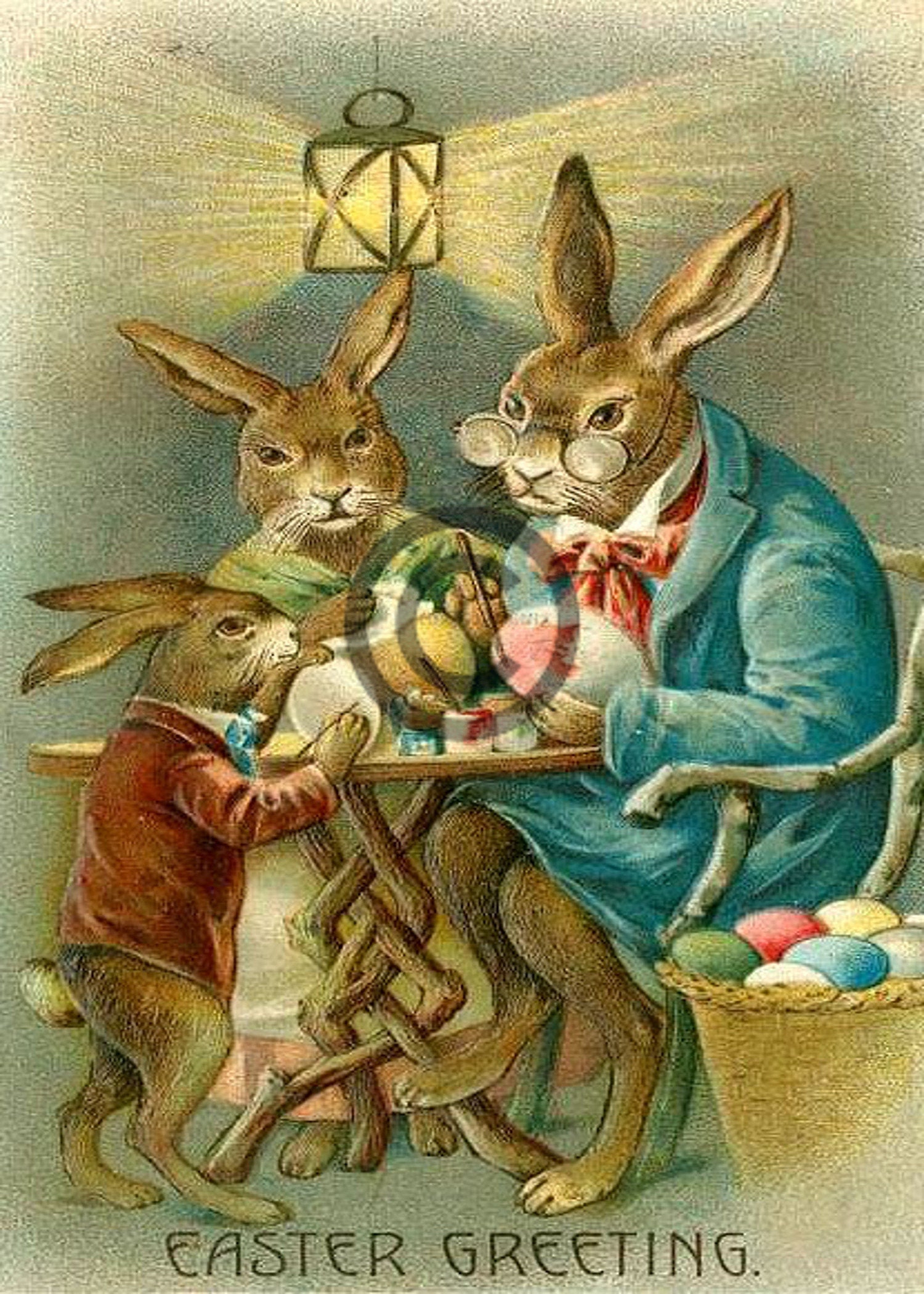 Vintage Easter Illustration