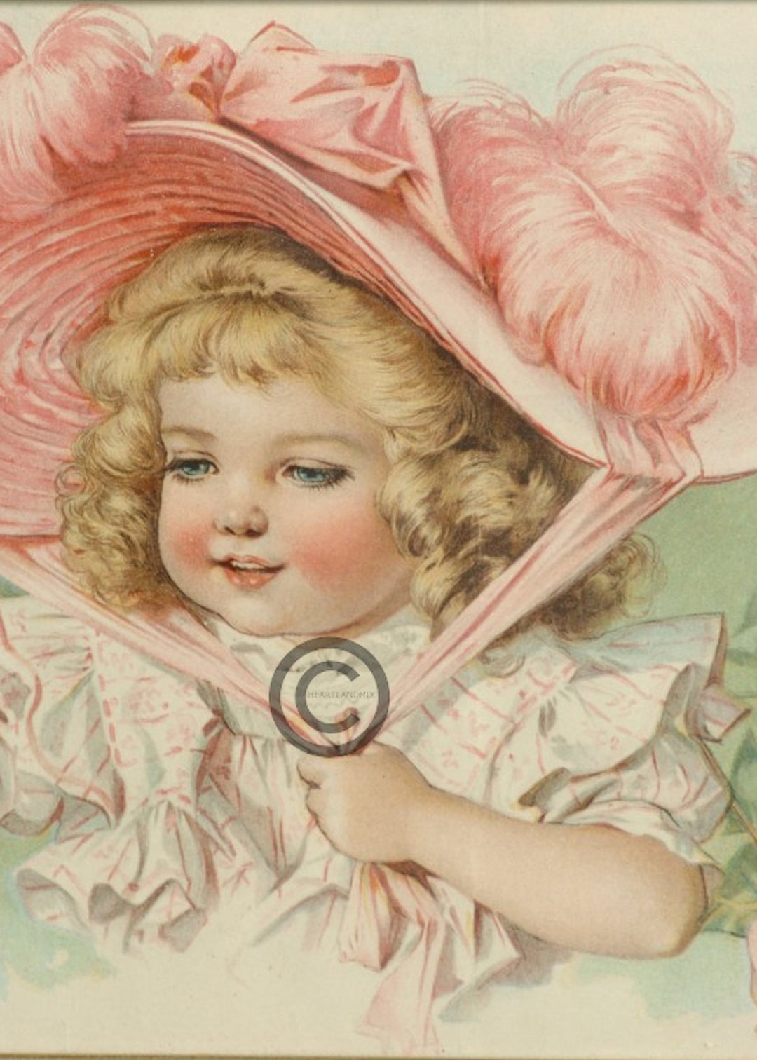 Girl Vintage Digital Download Printable Image Wall Art Illustation - Etsy