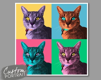 Andy Warhol Dog Art | Etsy