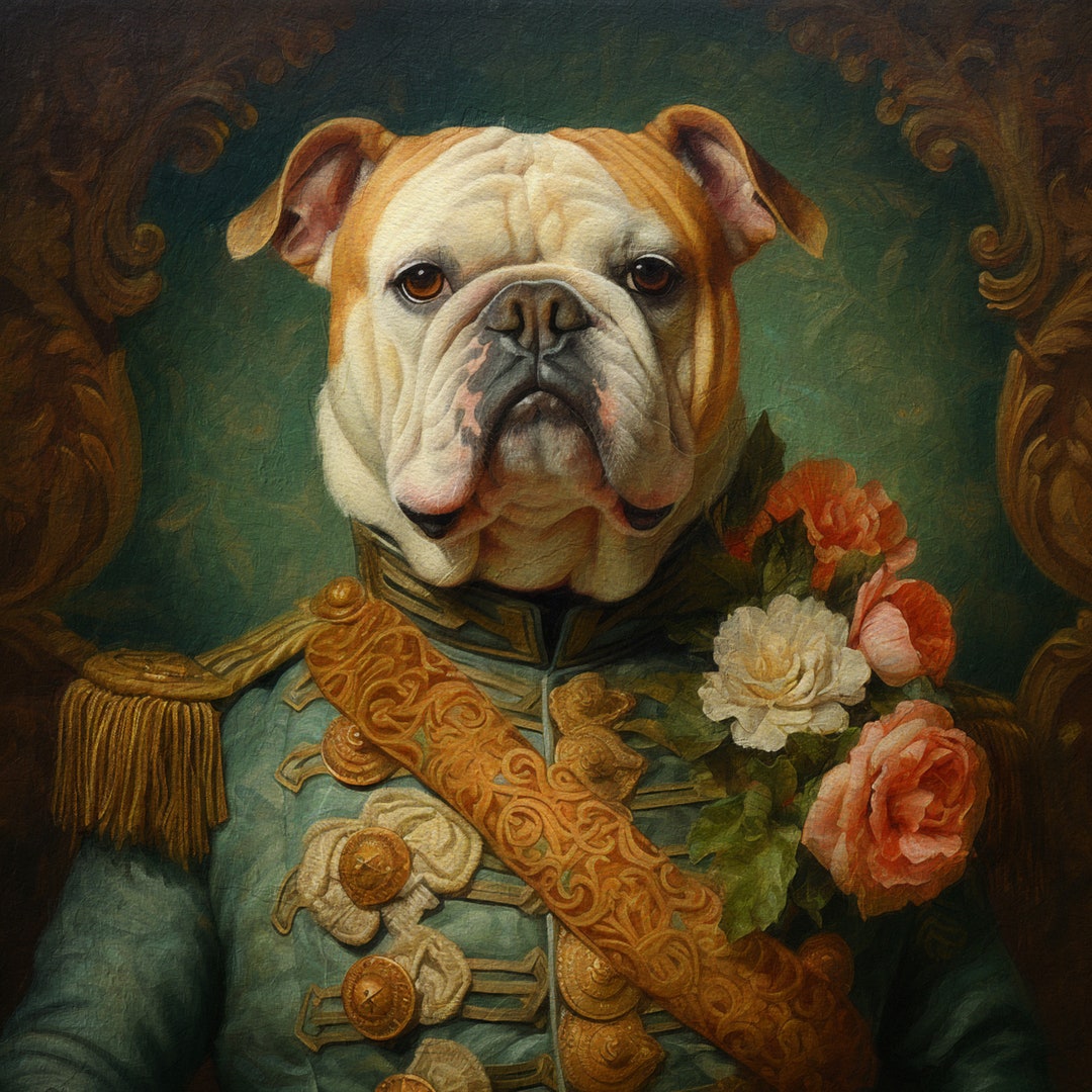 Custom Royal Pet Portraits. Renaissance Dog Painting. Pet Portrait Gift ...