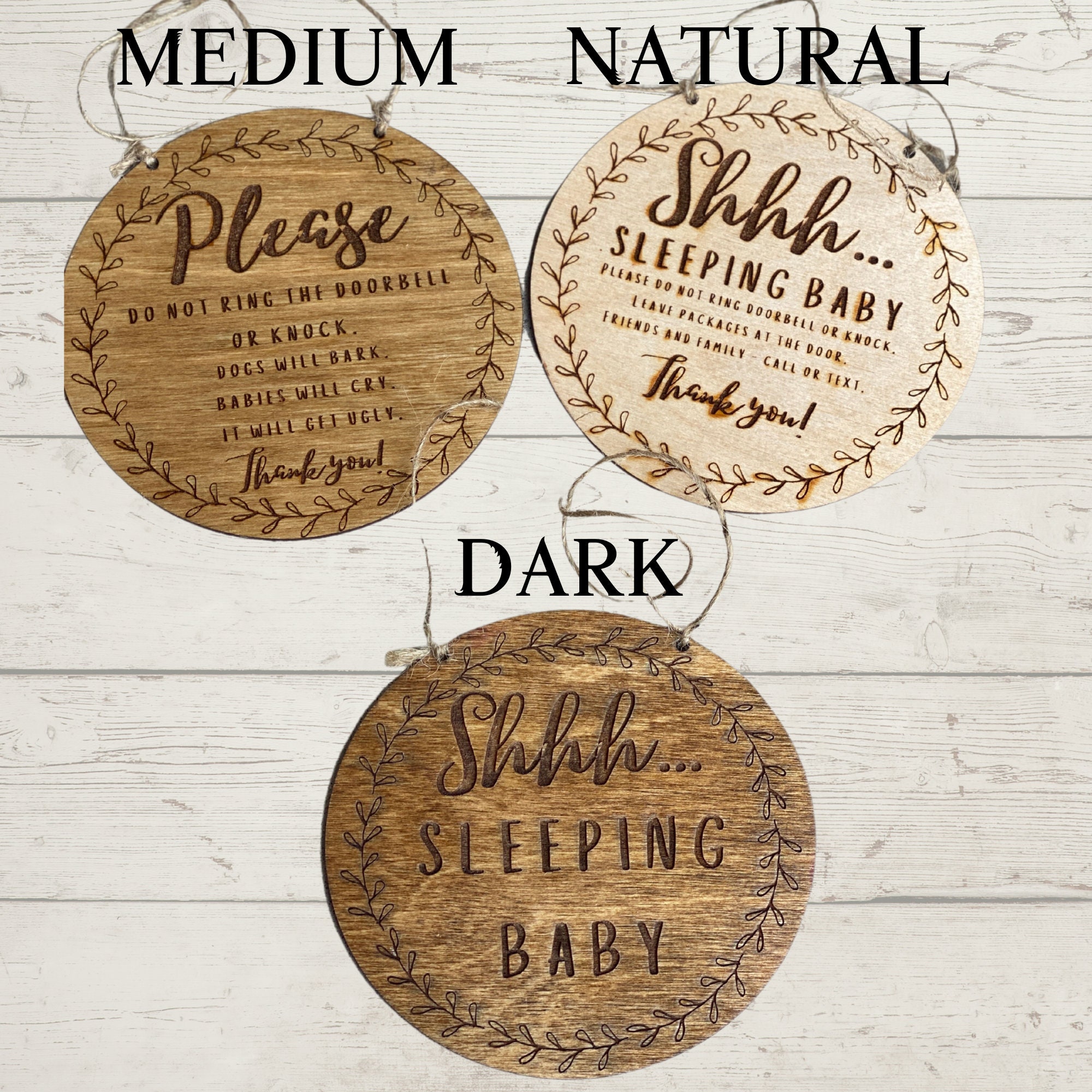 Sleepy Baby Sign Baby is Sleeping Sign Shh Baby Sleeping - Etsy